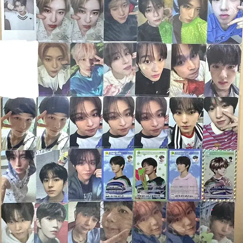 Nct Wish photocards poca 34 sheets bulk Sion Riku Yuushi Jaehee Ryo ...