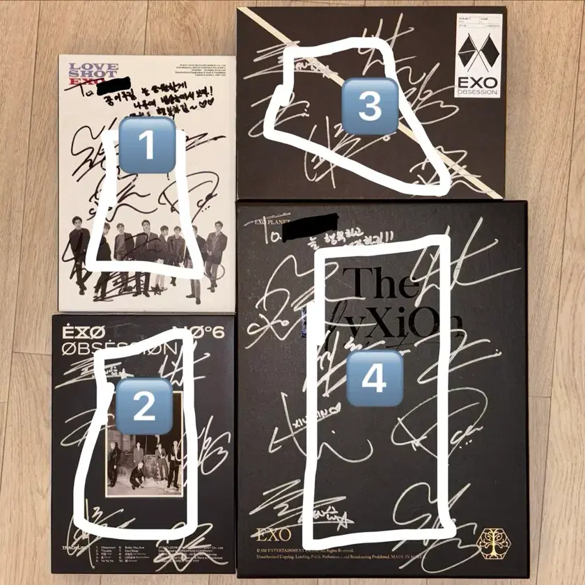 Exo Exo genuine sign album (not for sale) SM #EXO,#exo,#엑소,#엑소앨범,#친필싸인 ...