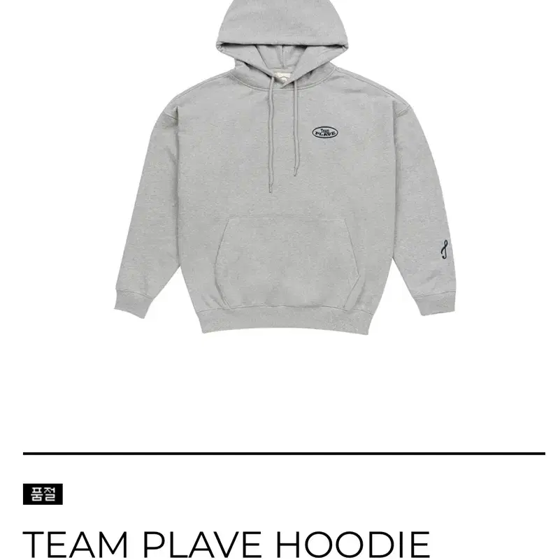 Playve TEAM PLAVE Hoodie Gray M Size #플레이브,#플레이브옷,#플레이브굿즈,#플레이브후드티,#플레이 ...