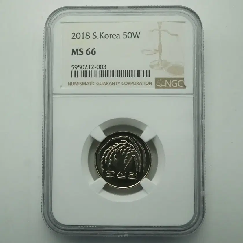 2018 50 Zuu Unused NGC MS66 Grade Coin #2018년50주화 on Bunjang Global Site.