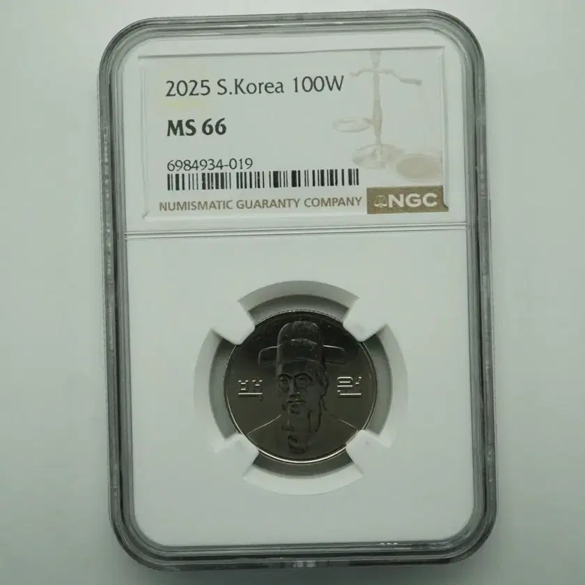 2025 100 Zuu Unused NGC MS66 Grade Coin #2025년100주 on Bunjang Global Site.
