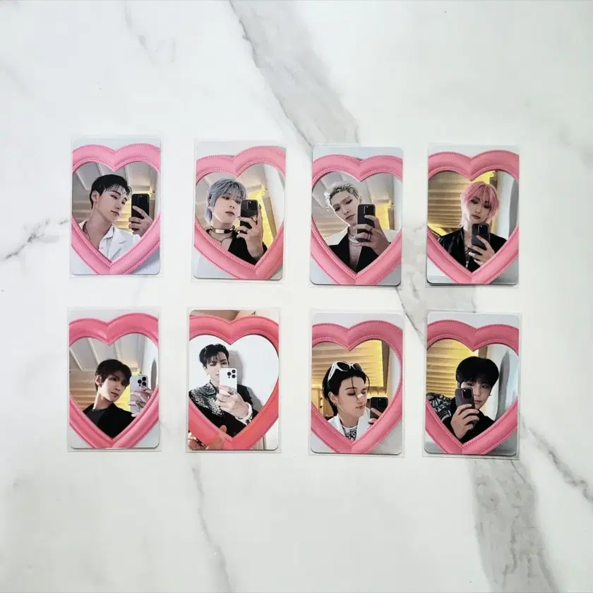 ATEEZ | 에이티즈 [Bulk only] Ateez pink heart mirror photocard set on ...