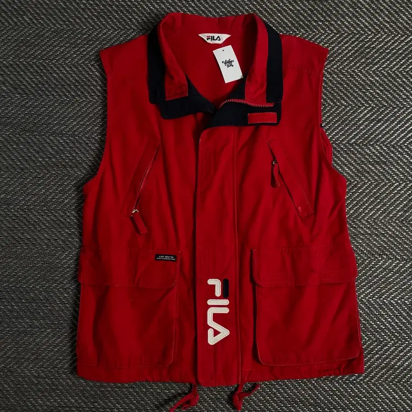 FILA | 휠라 90s Fila Big Logo Old School Hunting Vest 3605 on Bunjang ...