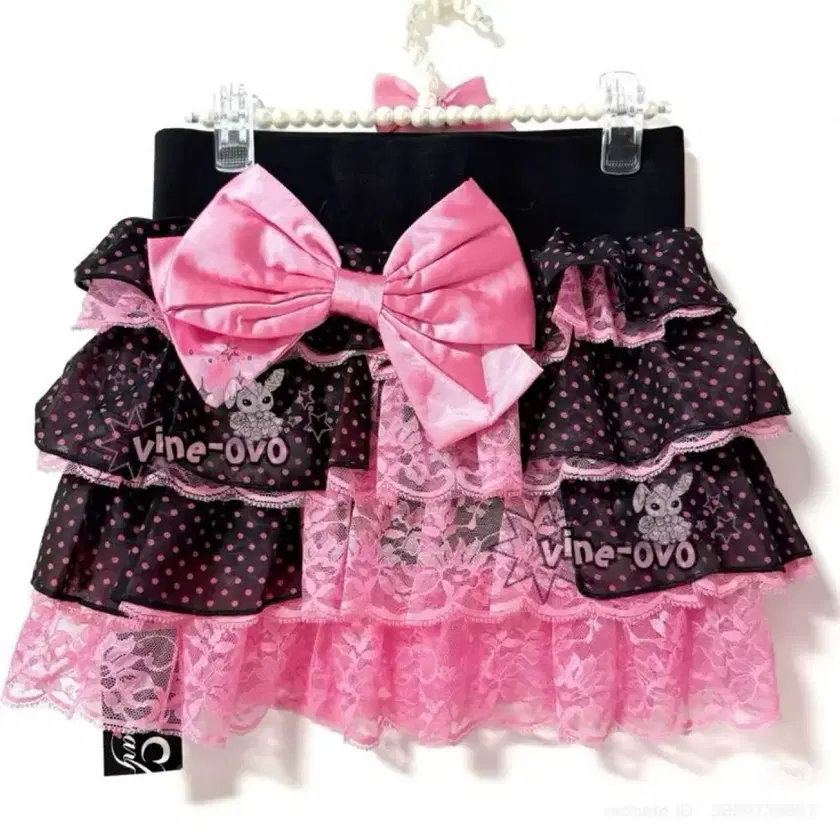 Deary Ribbon Dot Kangkang Skirt Mazcal Gyaru Pinter Heisei on Bunjang ...