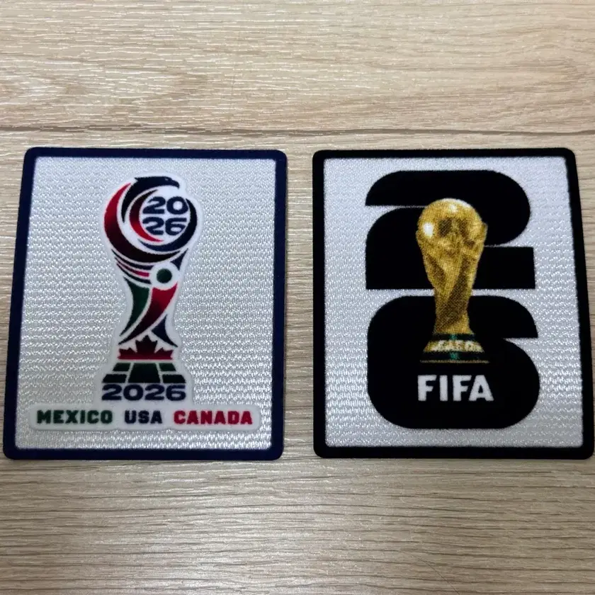 2026 FIFA North America World Cup Patch 2 Types Set Self-cut on Bunjang ...