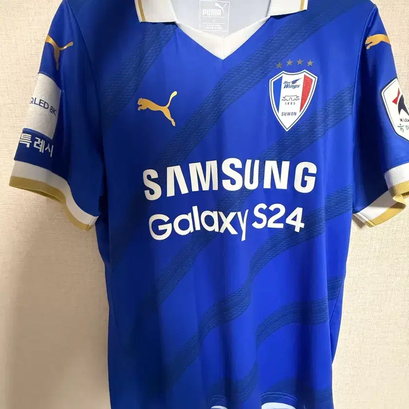 24 Season Suwon Samsung Full Marking Uniform on Bunjang Global Site.